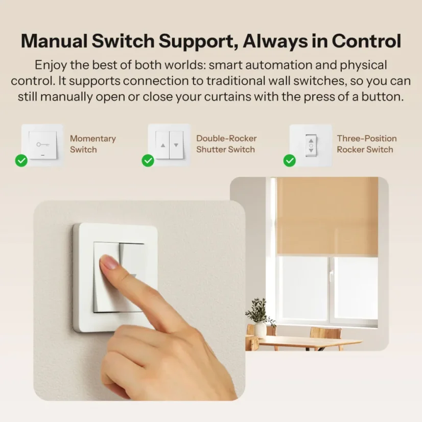 SONOFF Zigbee Smart Roller Shutter Switch | MINI-ZBRBS :: HomeBrainz